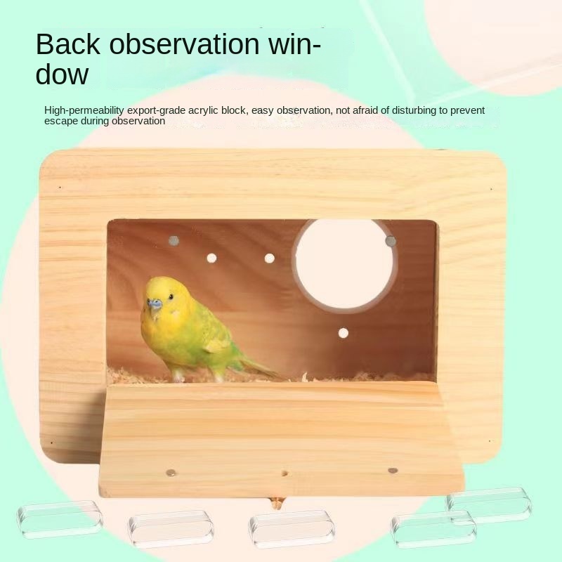 Parrot Breeding Box Xuanfeng Tiger Skin Peony Dedicated Horizontal Plug ...