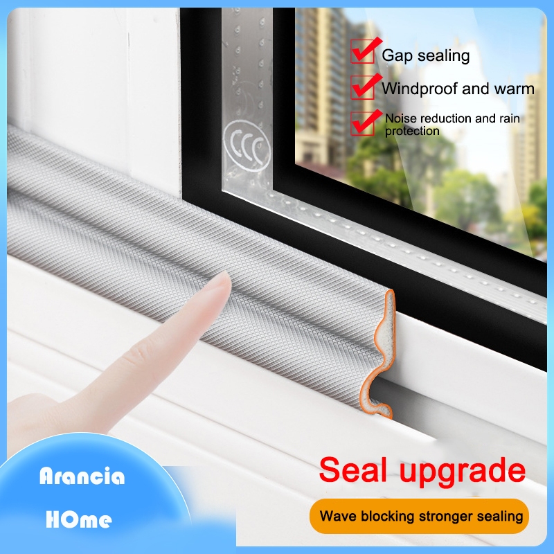 Sliding Door And Window Gap Seals New Windproof Self-adhesive Window ...
