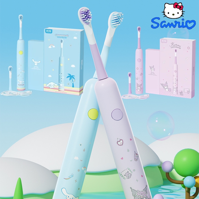 Sanrio Anime Kuromi Kawaii Cinnamoroll Electric Toothbrush Cute Cartoon ...