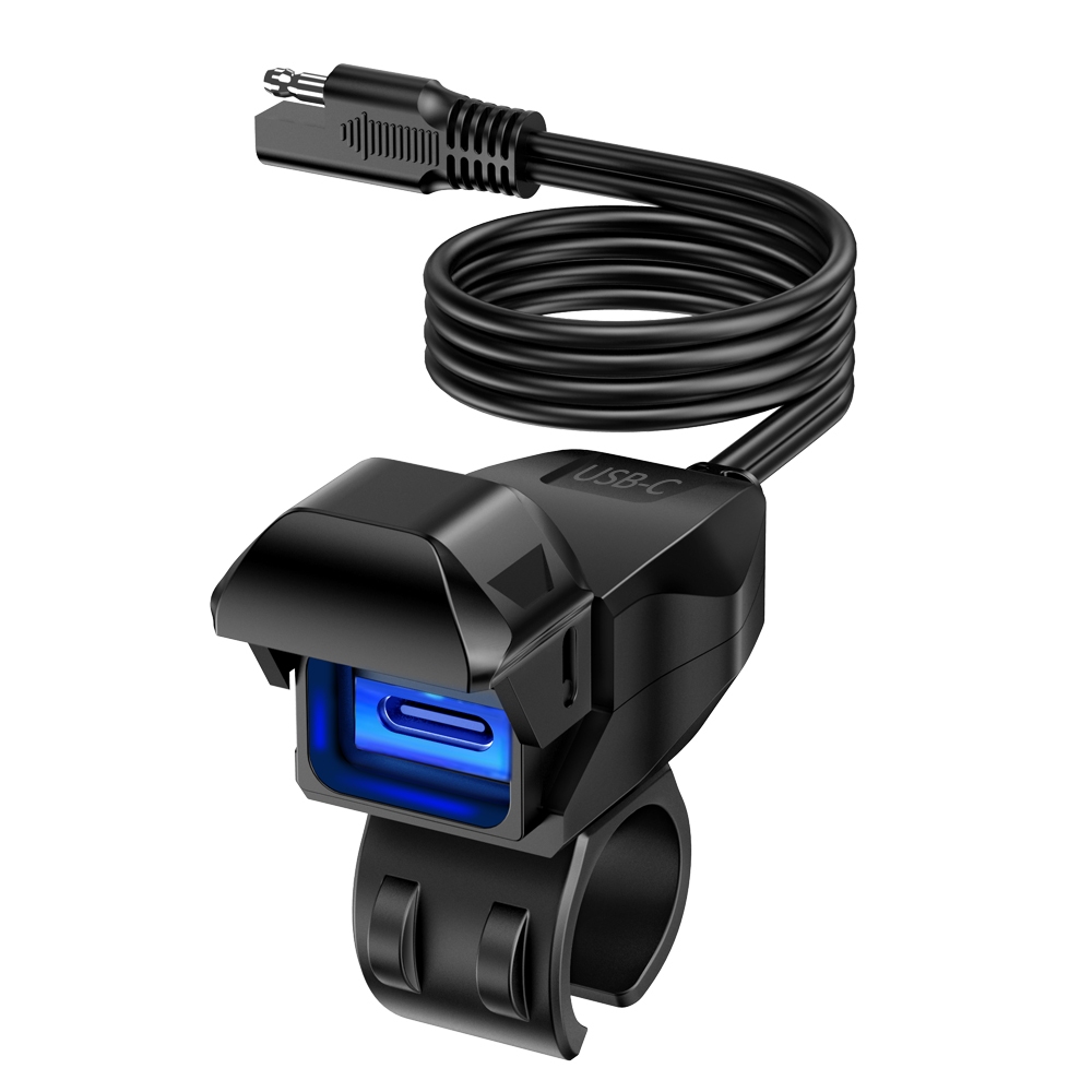 Extractme Motorcycle USB Charger Waterproof USB Adapter 9V-24V USB Type ...