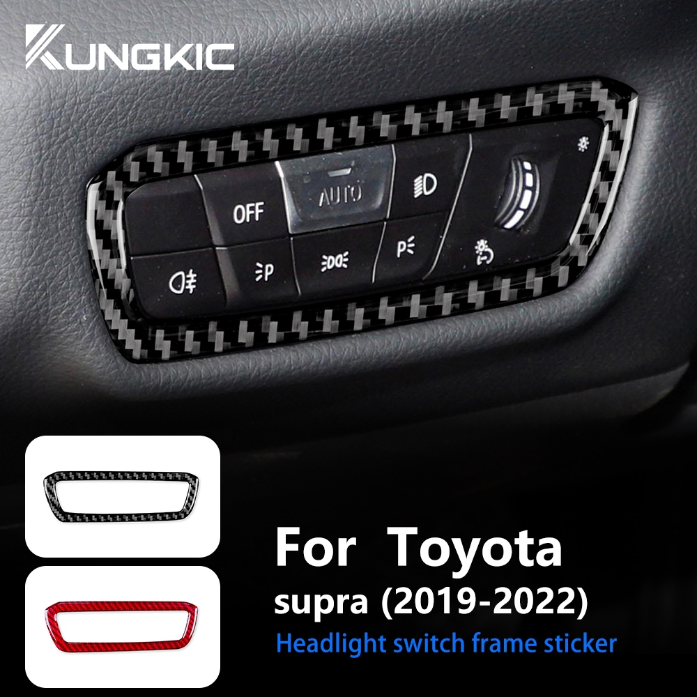 For Toyota Supra GR A90 A91 MK5 2019-2022 Carbon Fiber Headlight ...