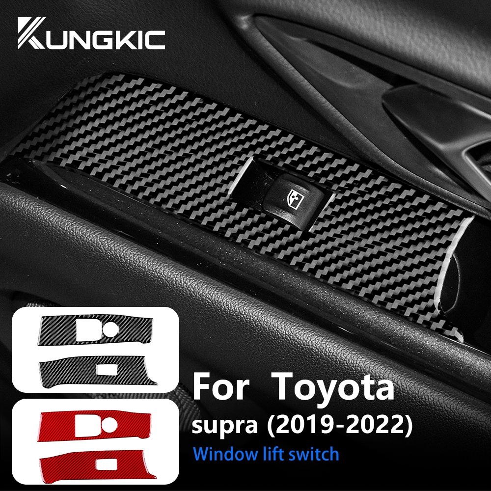 For Toyota Supra GR A90 A91 MK5 2019-2022 Carbon Fiber Window Lift ...