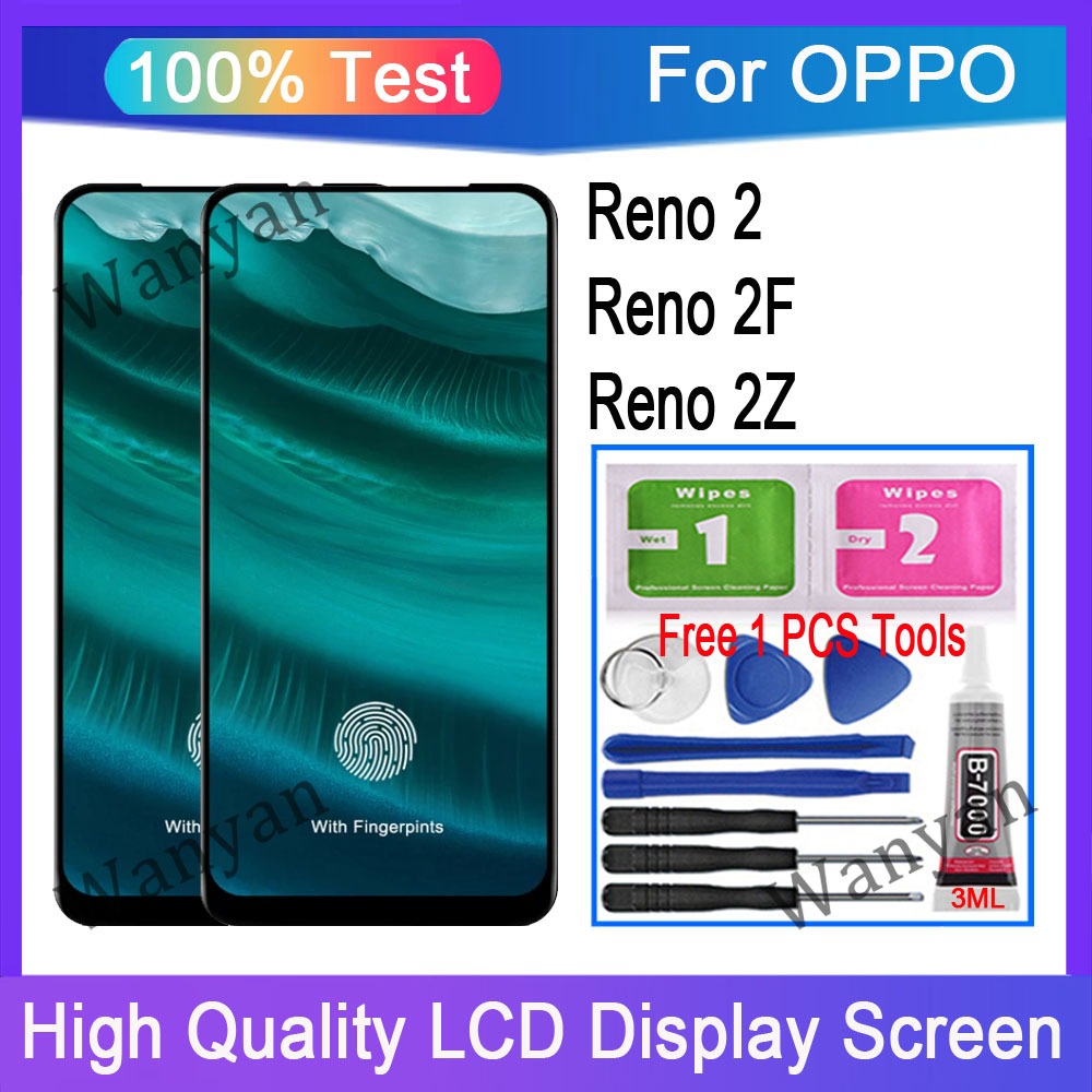 Original AMOLED/TFT OPPO Reno 2 4G Reno 2F 2Z Reno2 F Reno2 Z LCD ...