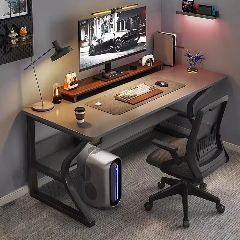 Home gaming table wooden computer table bedroom Esports table Meja ...