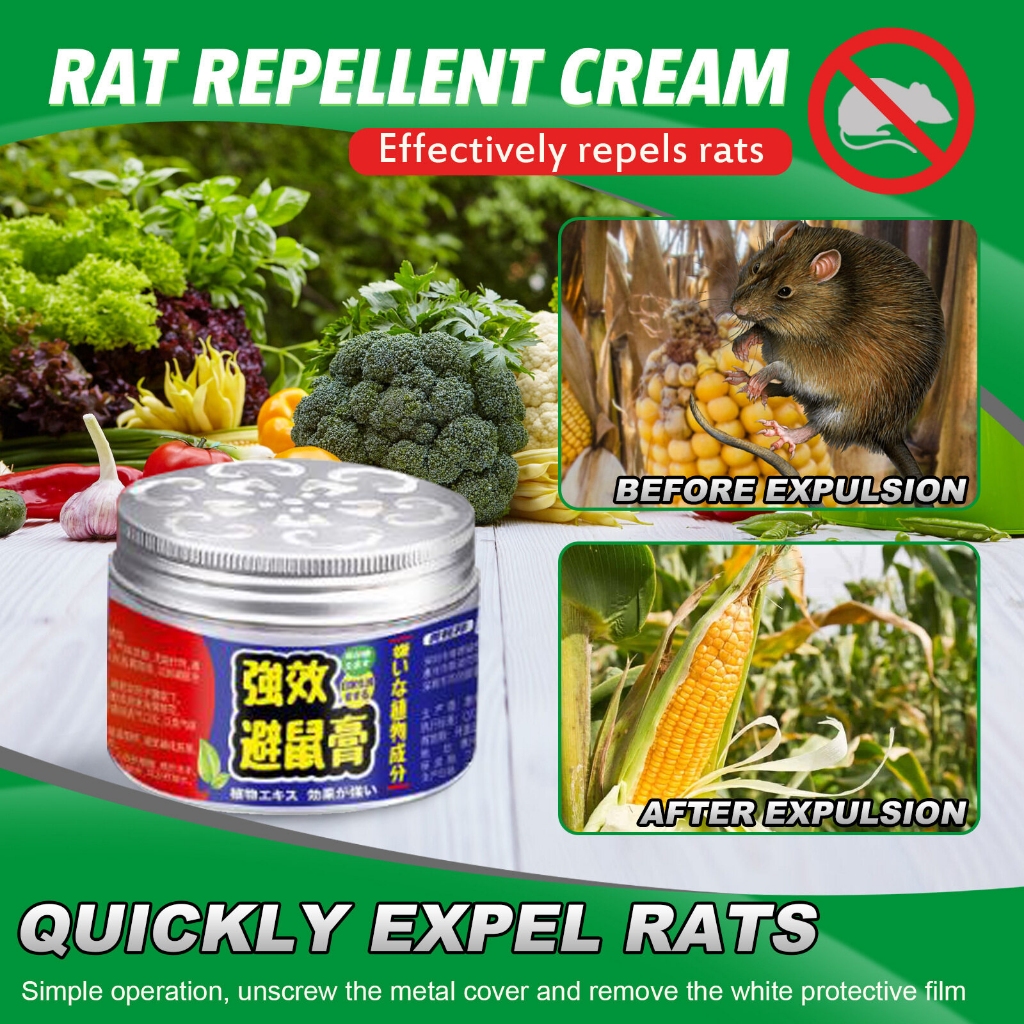 120g Rat Repellent gel Rat Repellent Frost Natural No Chemical Pests ...