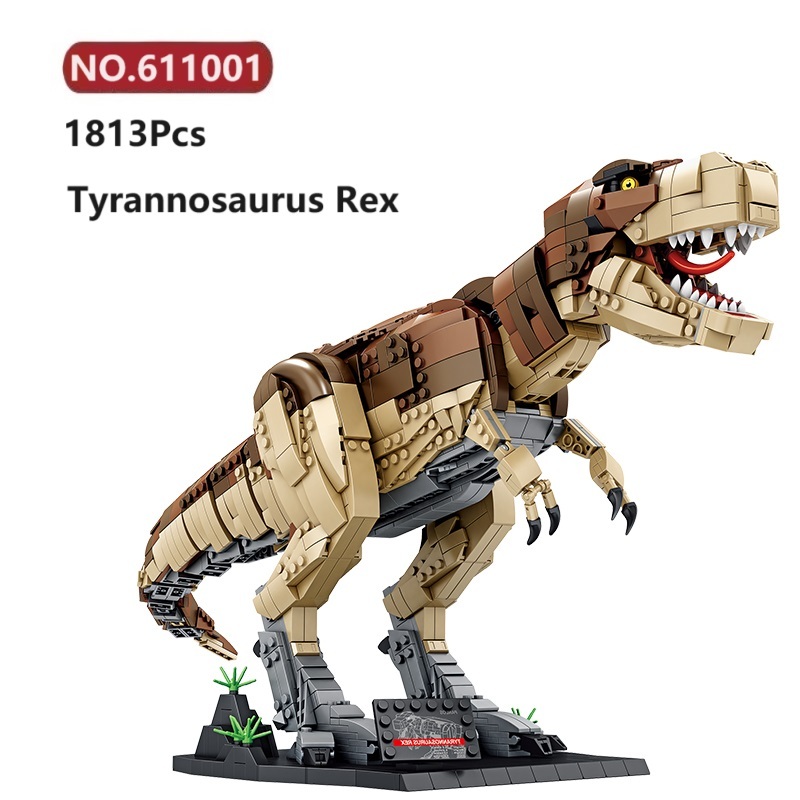 Tyrannosaurus Rex Building Blocks 1813 Pcs Panlos Brick Dinosaur Bricks ...