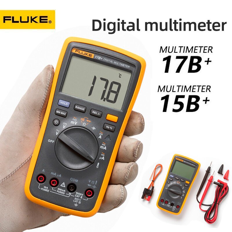 Fluke 15B+17B+ Digital Multimeter Tester AC/DC Voltage Current ...