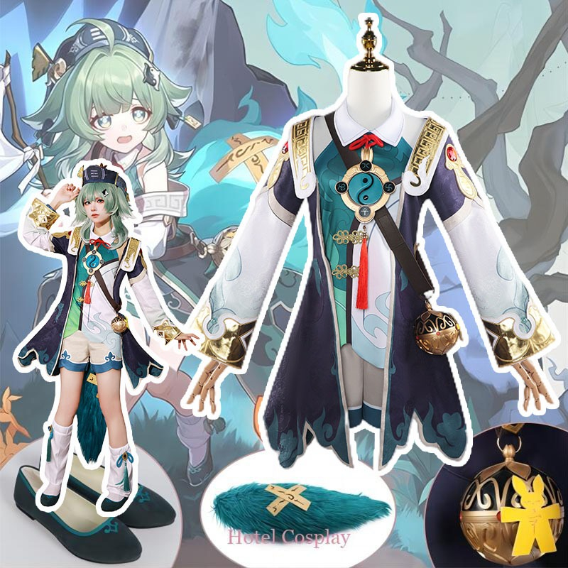 Honkai Star Rail HuoHuo Cosplay Costume huo huo Tail Wig Shoes ...