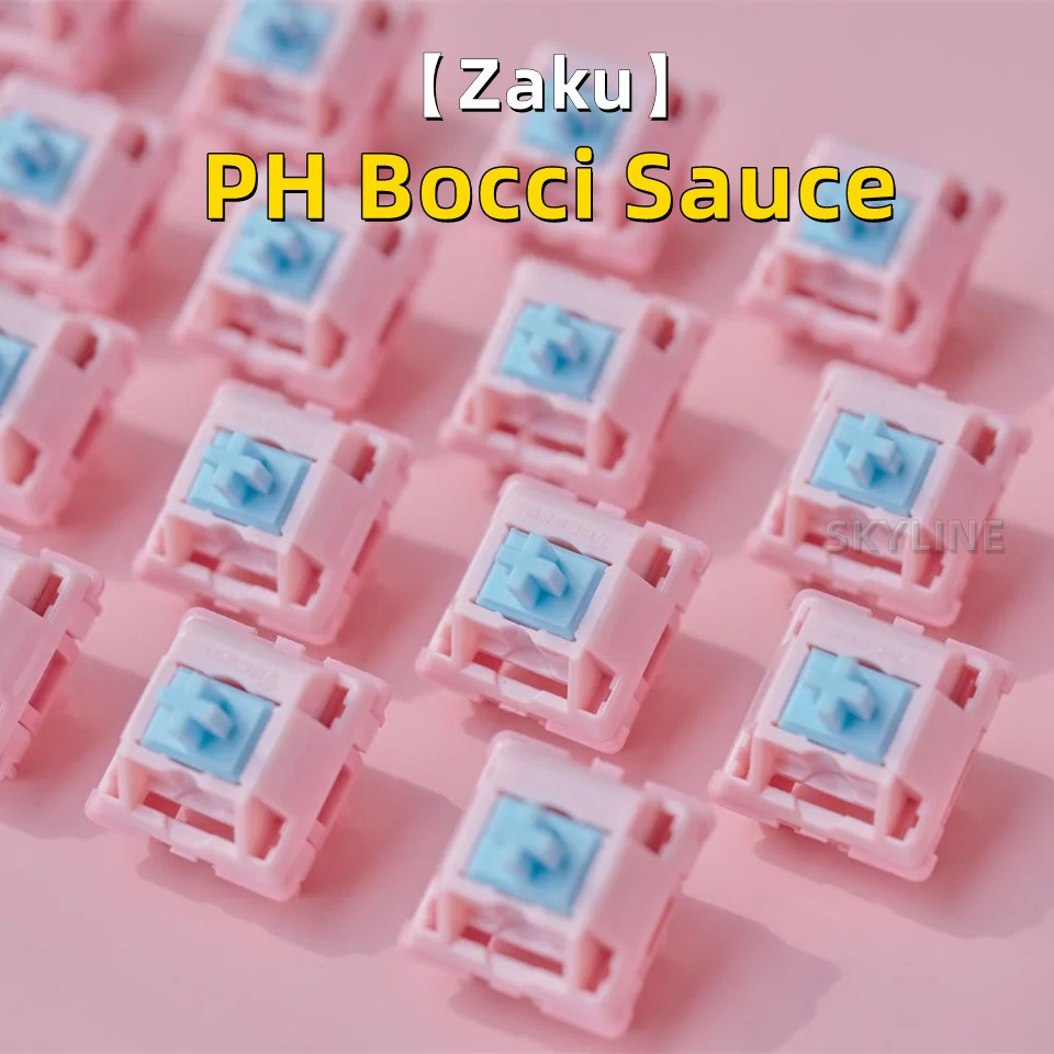 【Zaku Same Model】PH Bocci Sauce Linear Switch (Pre-Lubed) (10/30-Packs ...