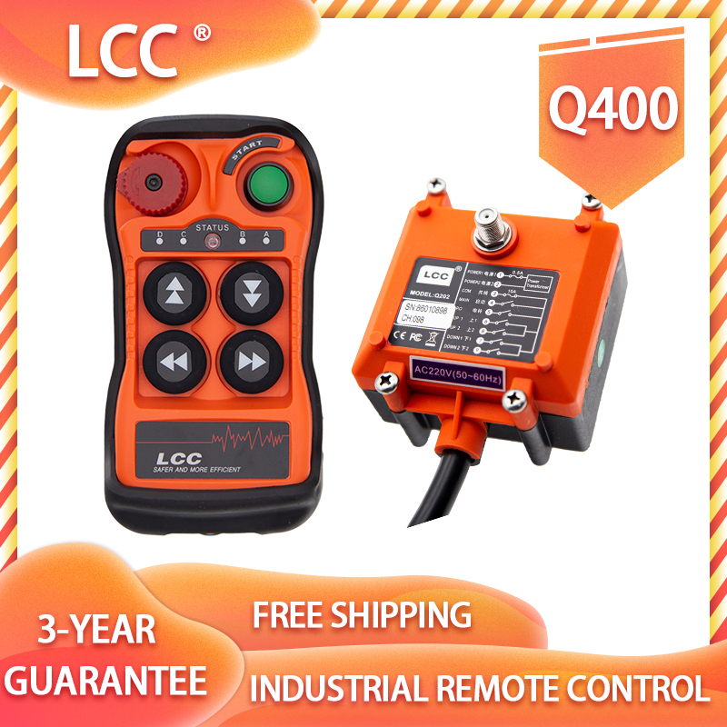 LCC Q400 Industrial Wireless Remote Control 8 Buttons IP65 Waterproof ...