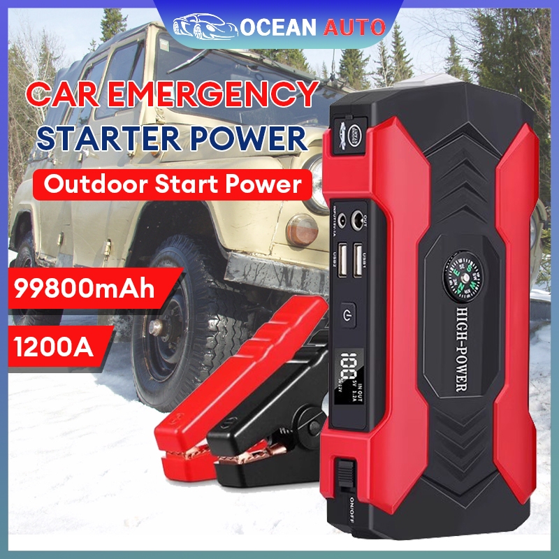 Car Power Bank 99800Mah High Power Multi-function Car Jump Starter ...
