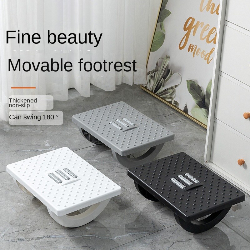 [In Stock] under Desk Footrest, Foot Stool with Massage Texture, Can ...