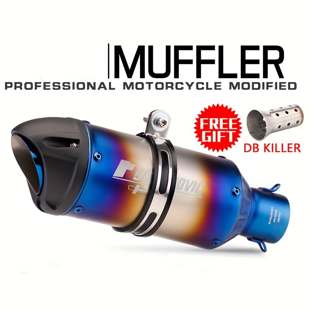 Motor Exhaust Muffler SC Project Ekzos Motorcycle Universal 51mm MOTOR ...