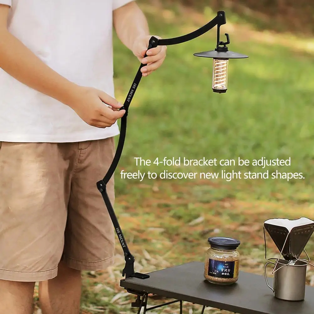 Camping Desktop Light Stand Outdoor Multifunctional 360 Adjustable ...