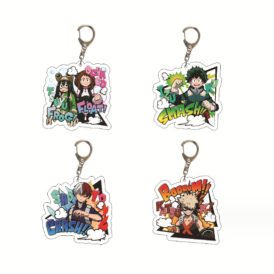 My Hero Academia Double-Sided Acrylic Keychain Midoriya Izuku Bakugo ...