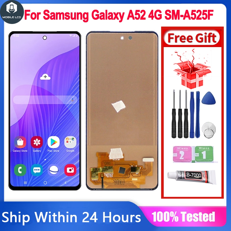 Original Screen For Samsung Galaxy A52 4G SM-A525F A525F/DS LCD Screen ...
