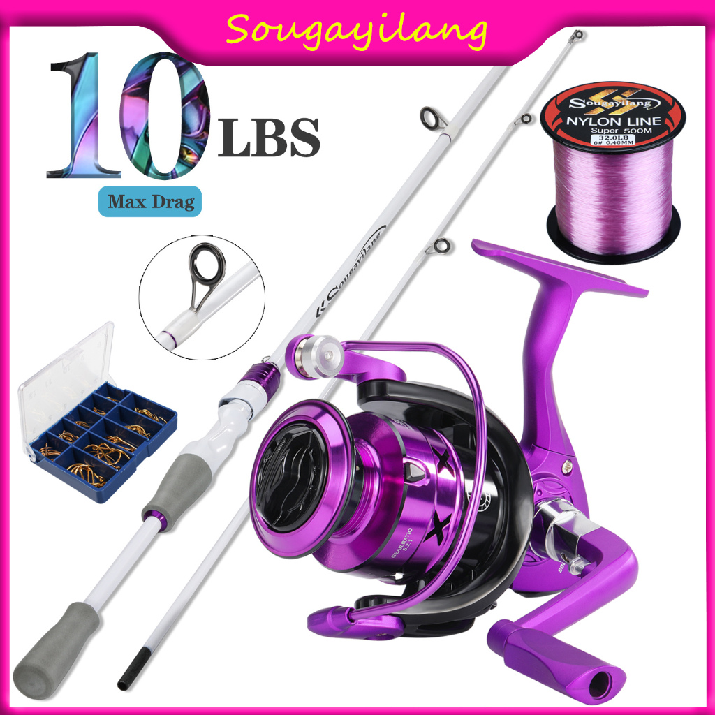 Sougayilang 1000-5000 Series 5.2:1 Gear Ratio Fishing Reel Rod Reel ...