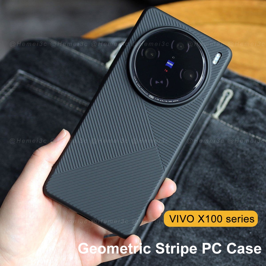 For Vivo X100 Pro Casing No Yellowing Hard PC Plastic Translucent Ultra ...