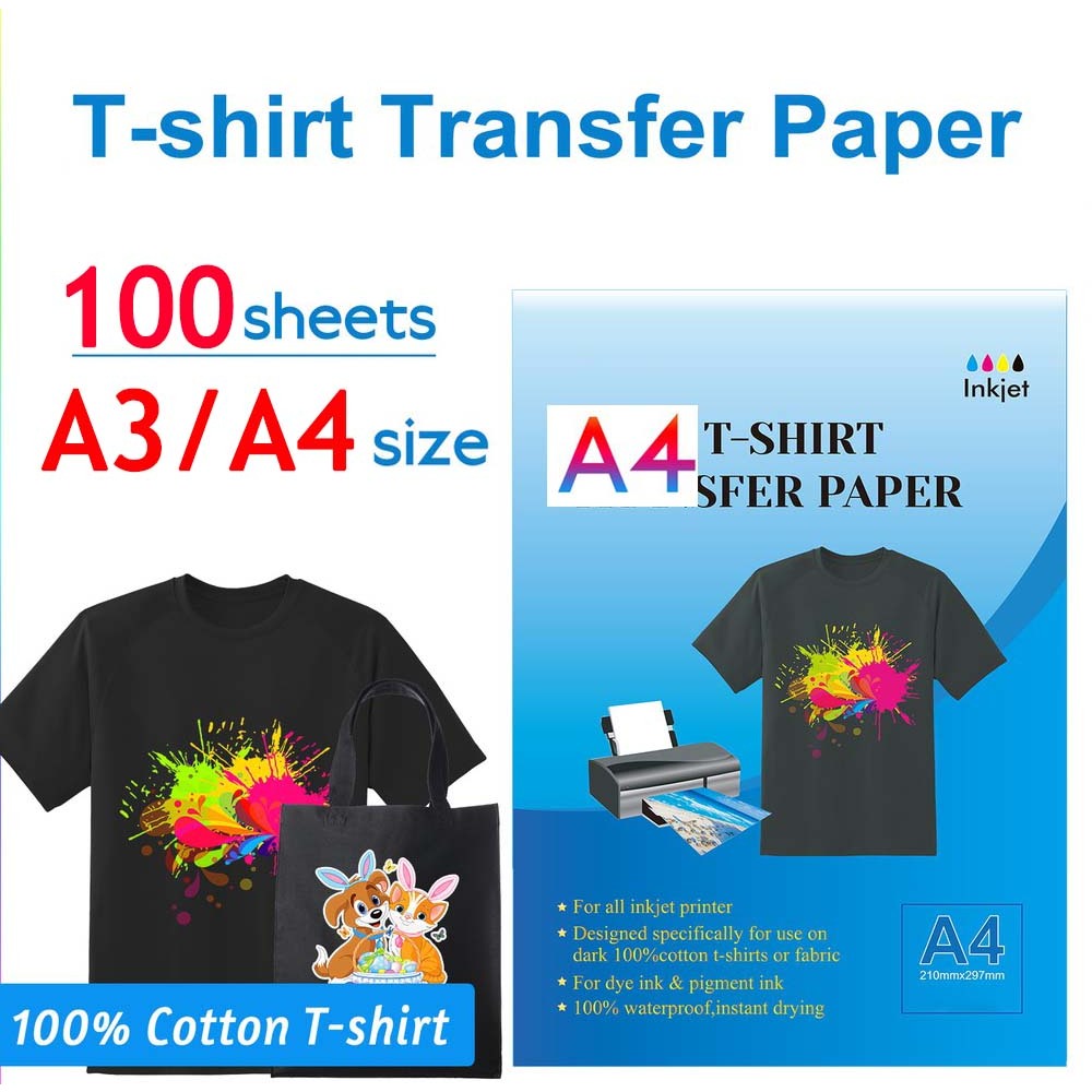 IGRLACE A4/A3 Sublimation transfer paper for Heat Press 100pcs ...