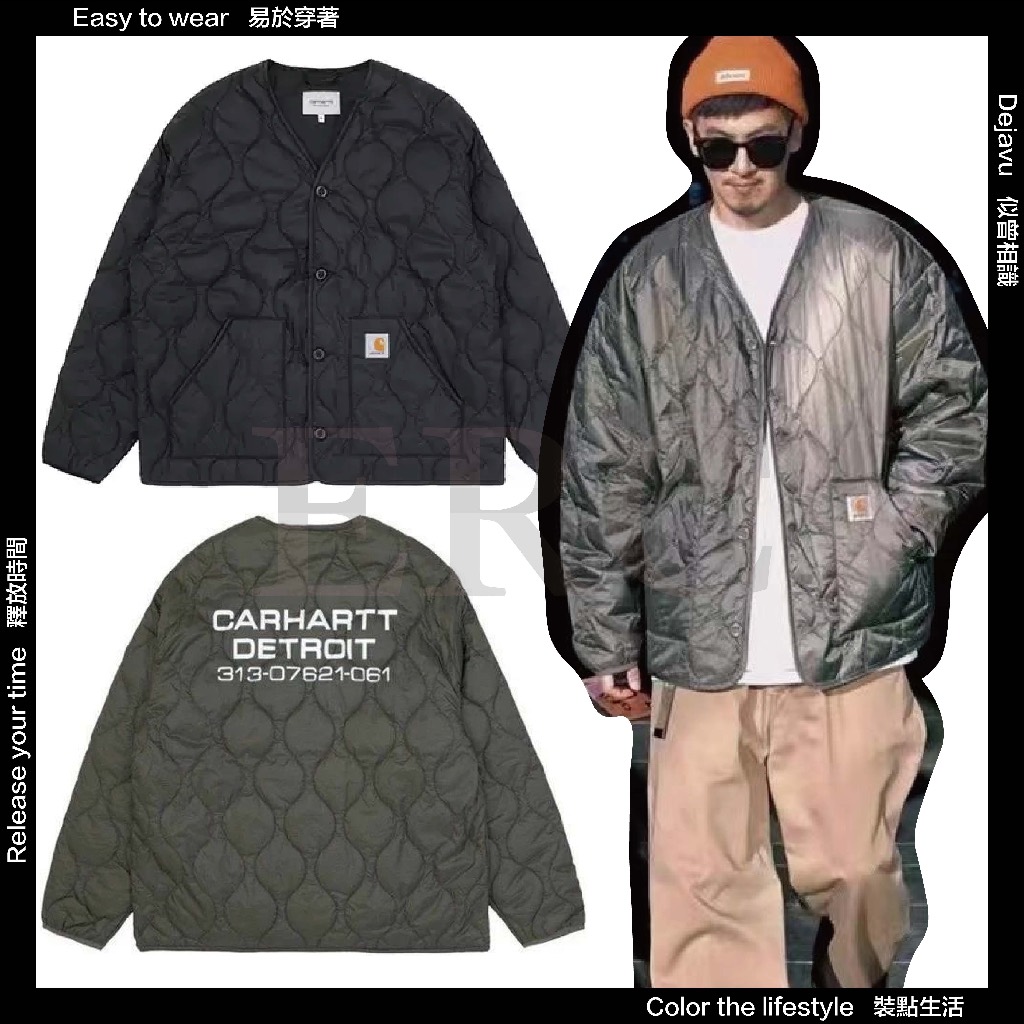 [ERC] real shot carhartt WIP Ethan Liner Military Style Workwear Style ...