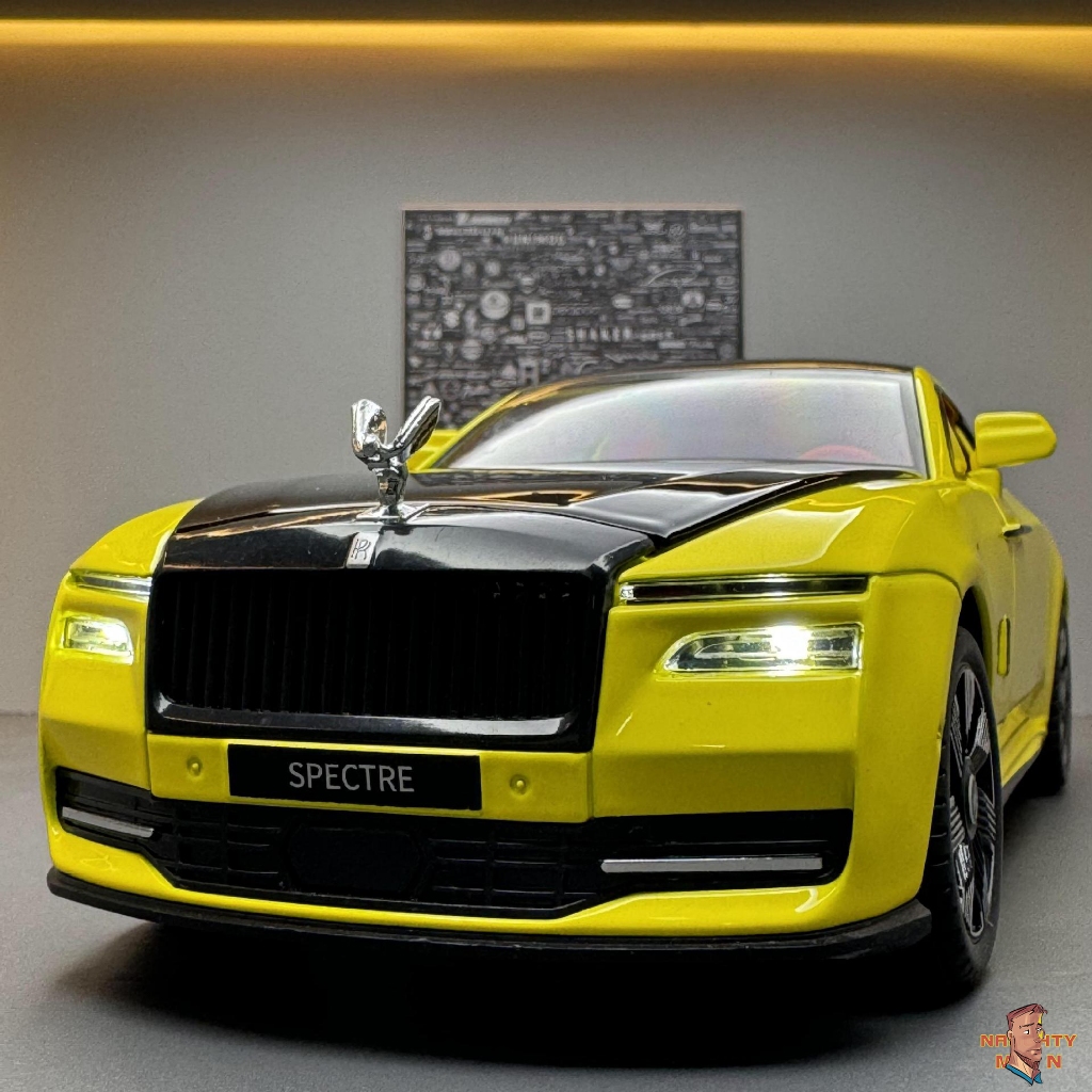 [NAU-MAN] 1: 24 Rolls Shining New Energy Model Car Two-Door Sports Car ...