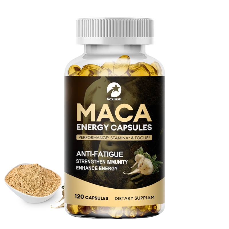 Maca Root Capsules With Ashwagandha & For Natural Energy Booster ...