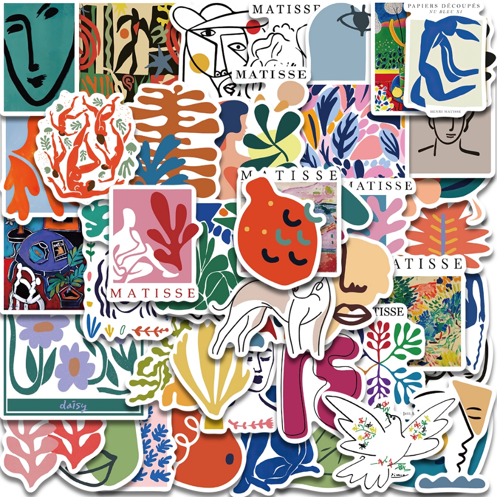 50 pcs Mattis style stickers Graffiti Cartoon Skateboard Waterproof ...