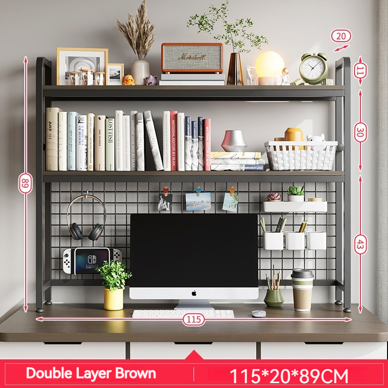 Study Simple Bookcase Shelf Dormitory Desktop Rack Household Office ...