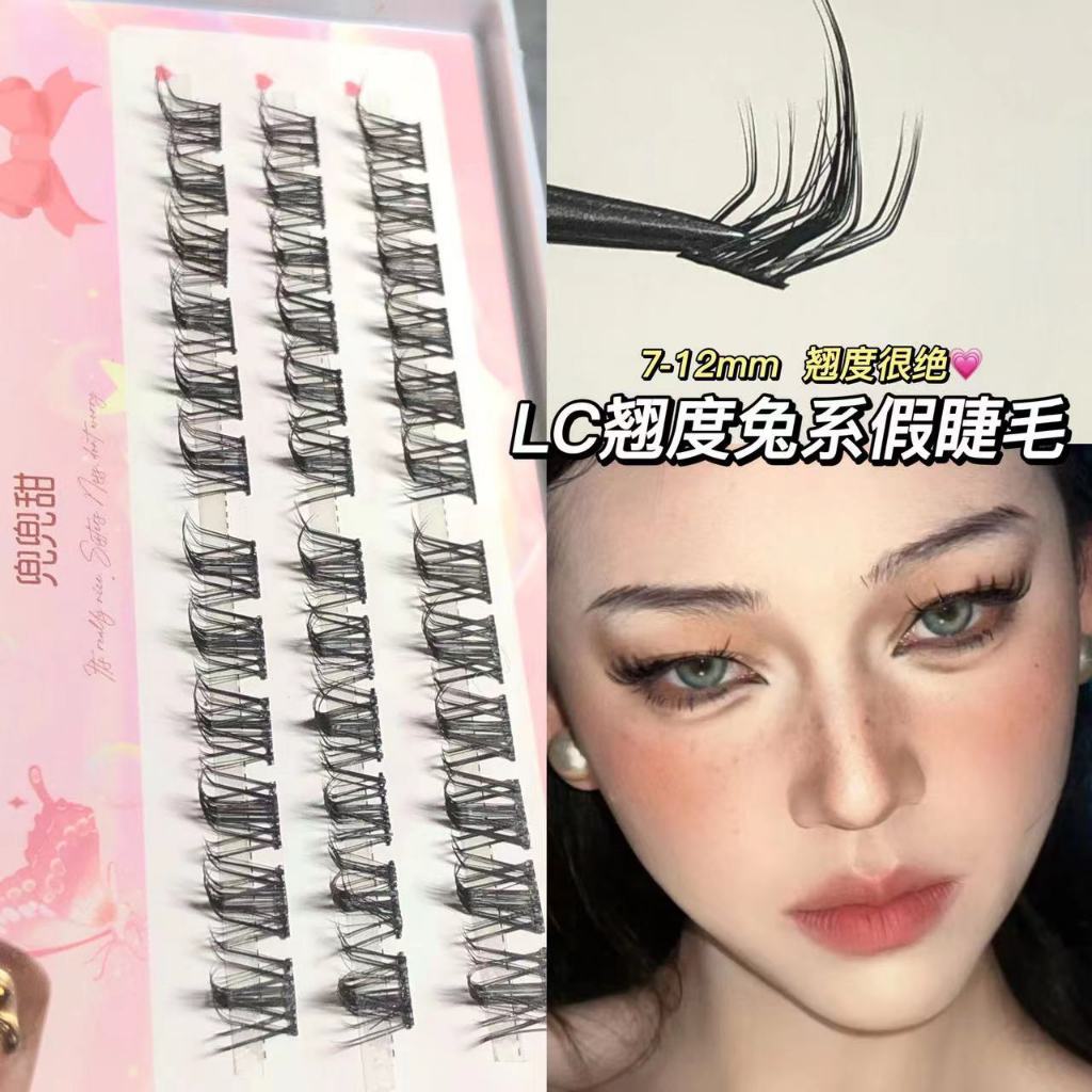 L-shaped Right Angle False Eyelashes Natural Style Fake Lashes, Fairy ...
