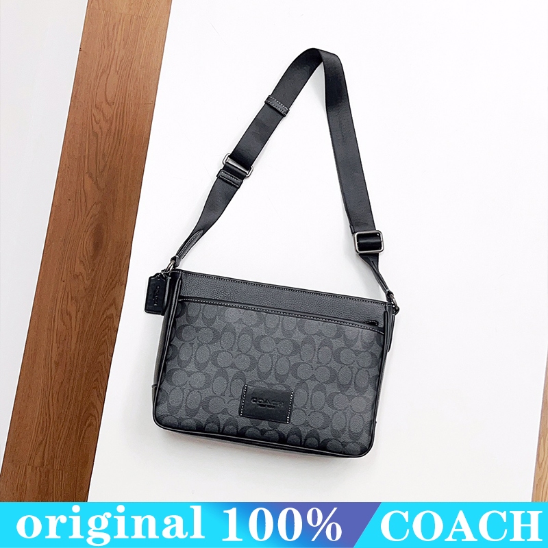 Coach's new sling bag for men Classic shoulder bag Stylish briefcase ...