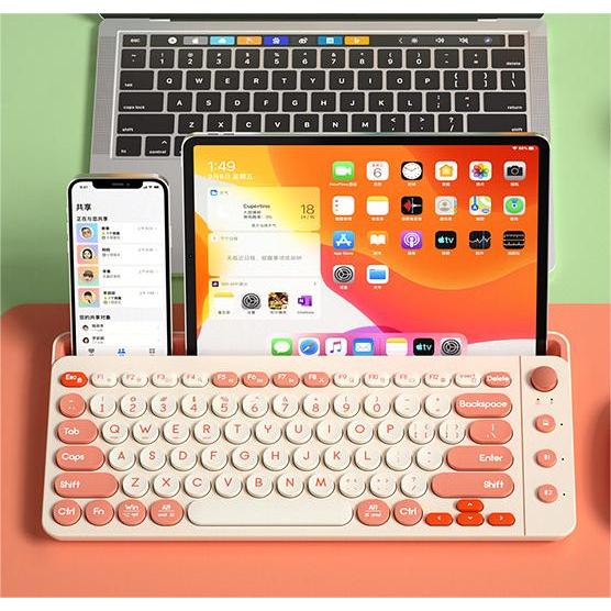 BOW K650 Dual-mode Wireless Bluetooth Keyboard Rechargeable For ...
