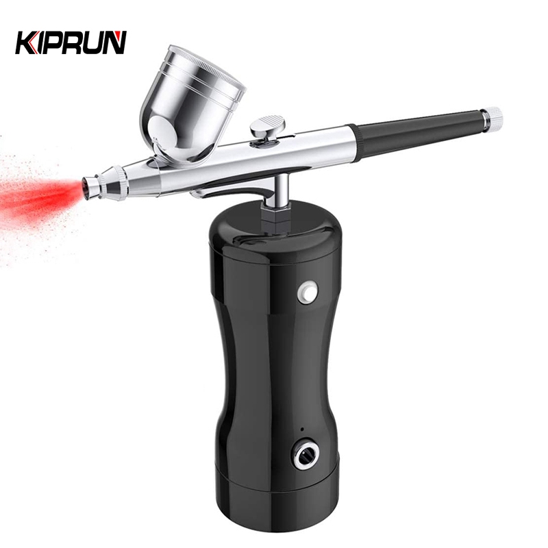 KIPRUN Auto Airbrush Kit Rechargeable Handheld Dual-Action Mini Air ...