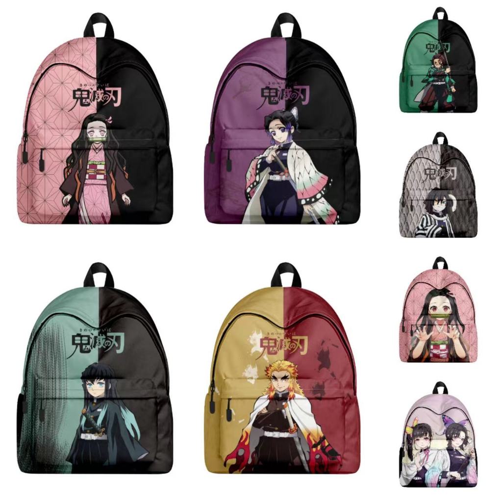 Demon Slayer backpack for students nezuko shinobu tanjiro backpack ...