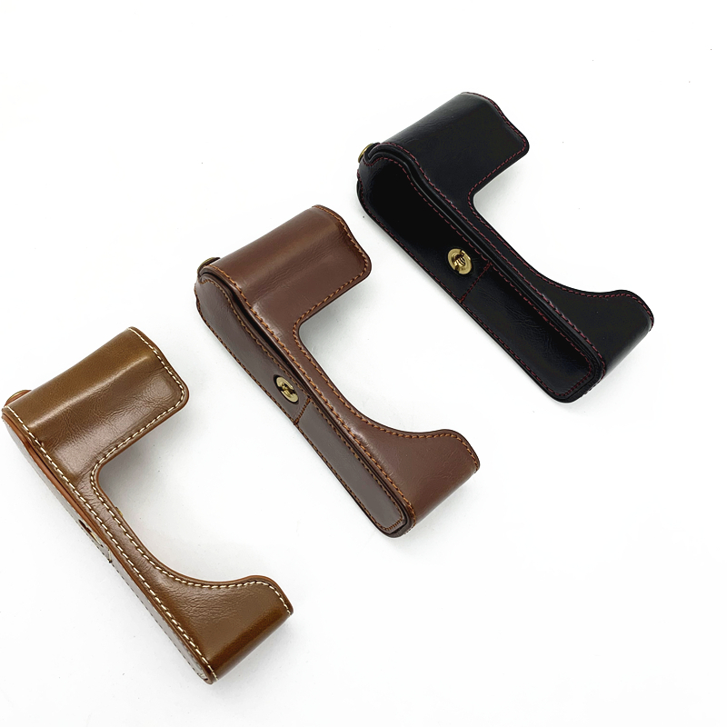 Pu Leather Camera Case xa7 Half body Bottom Cover For Fuji Fujifilm XA7 ...