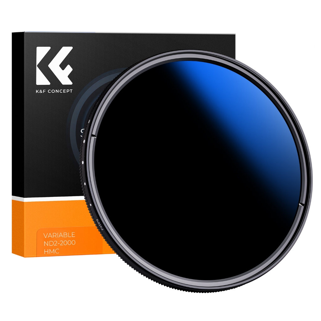 K&F Concept Variable ND2-ND2000 ND Filter (1-10 Stops) Neutral Density ...