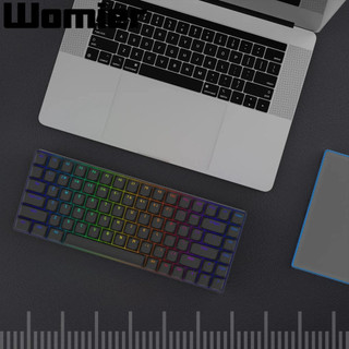 WOMIER 118 Keys Low Profile Pudding Keycaps Shine Through PBT Keycap ...