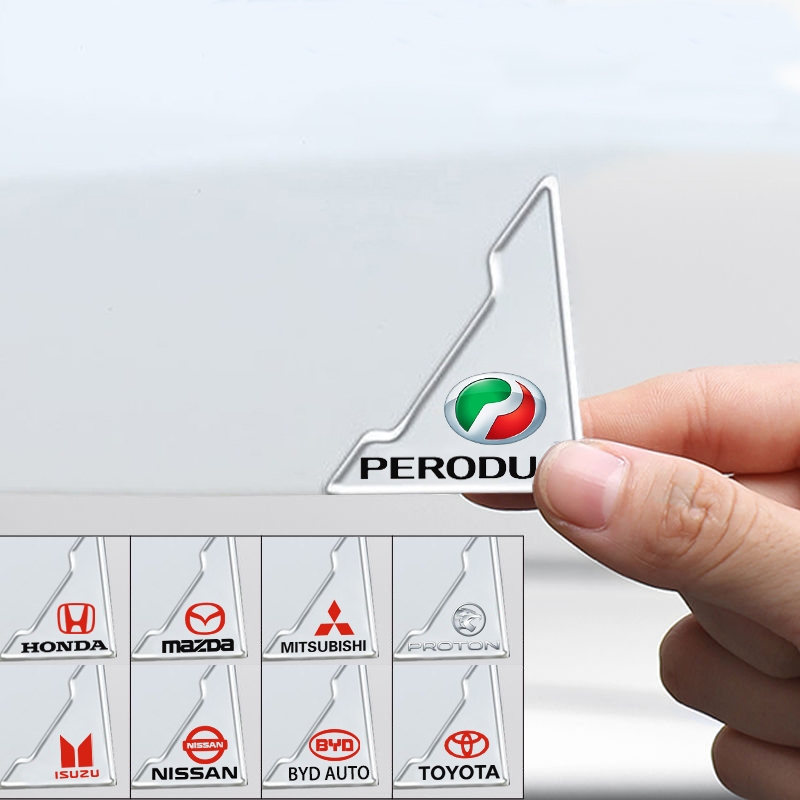 Car door corner transparent anti-collision stickers Invisible ...