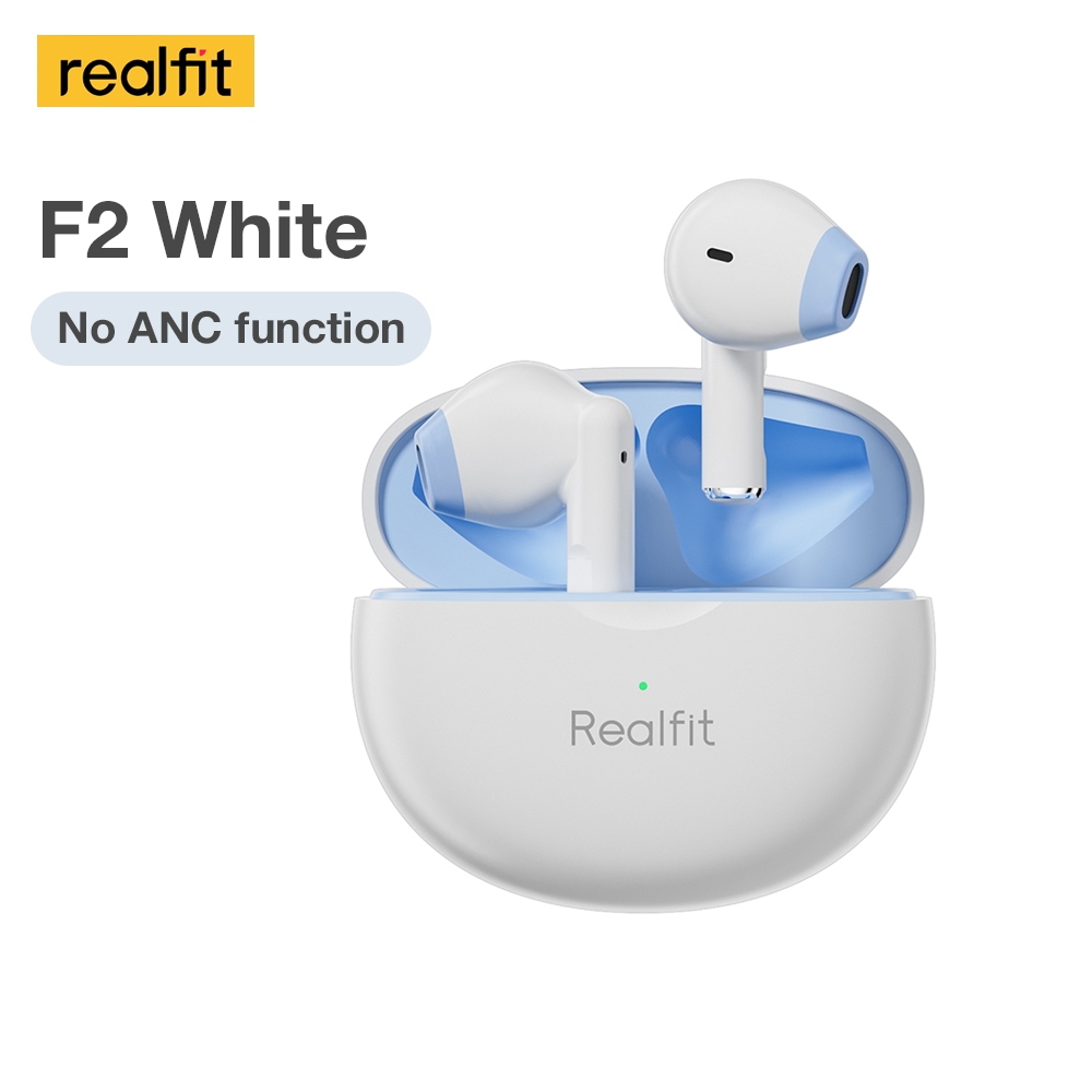Realfit F2 Pro Bluetooth Earphone -35dB Active Noise Cancellation ...