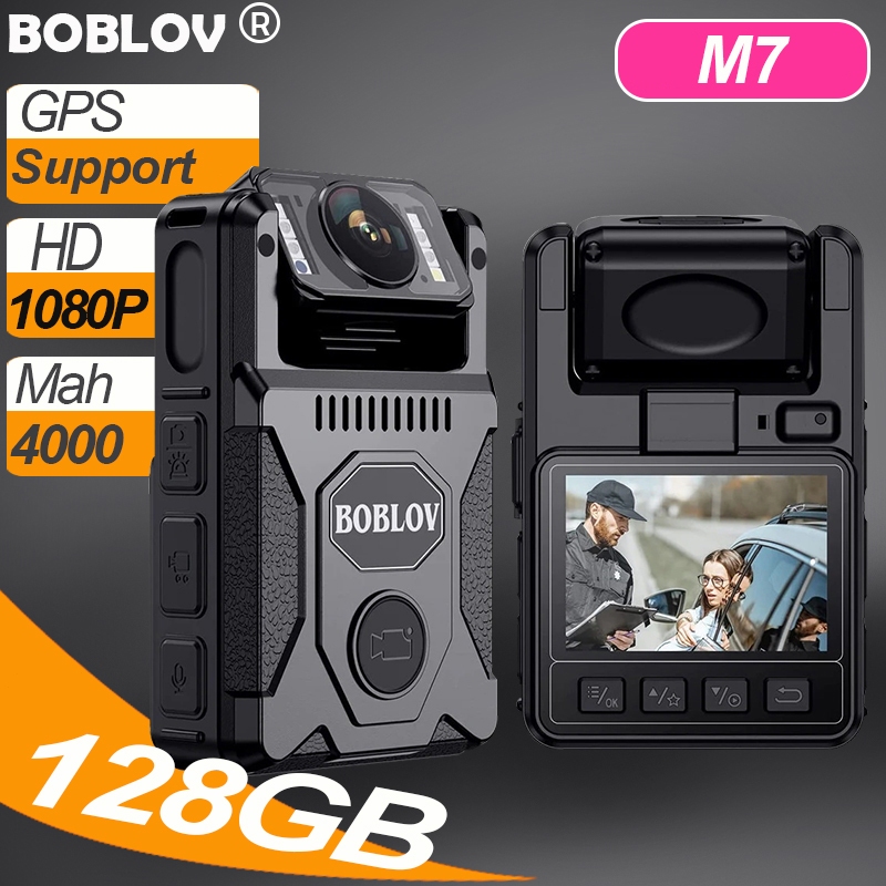 BOBLOV M7 HD1080P Body Mini Sports Action Police Wearable Camera With ...