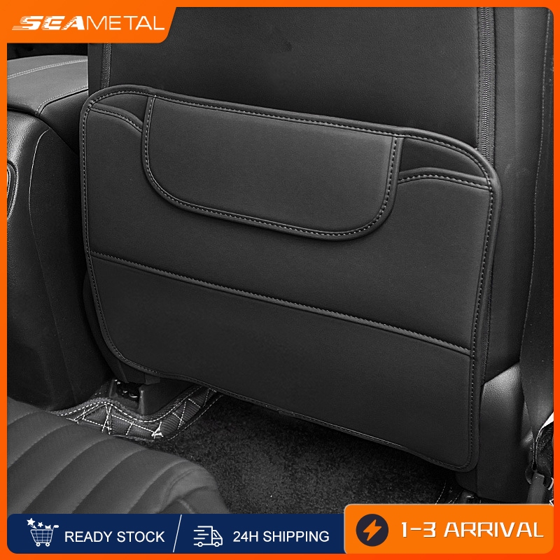 SEAMETAL 1PCS Car Seat back Anti Kick Pad Protector Cover Car Interior ...