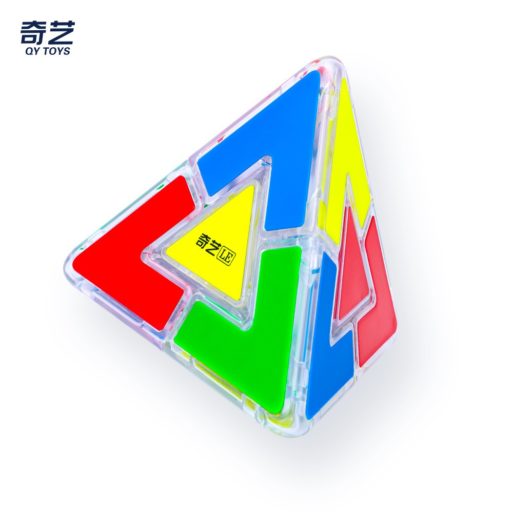 Limited Edition!QiYi Duo Pyramind 2x2 Strange Shape Pyramid Magic Cube ...