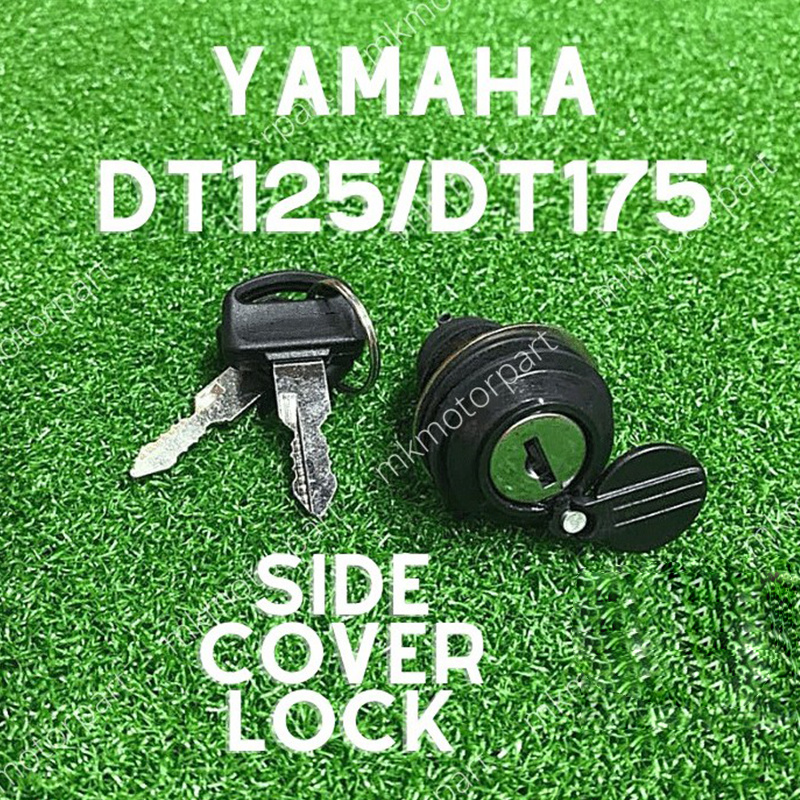 (Made Taiwan) Side Cover KEY LOCK Set Yamaha DT125 18G / DT175 18L ...