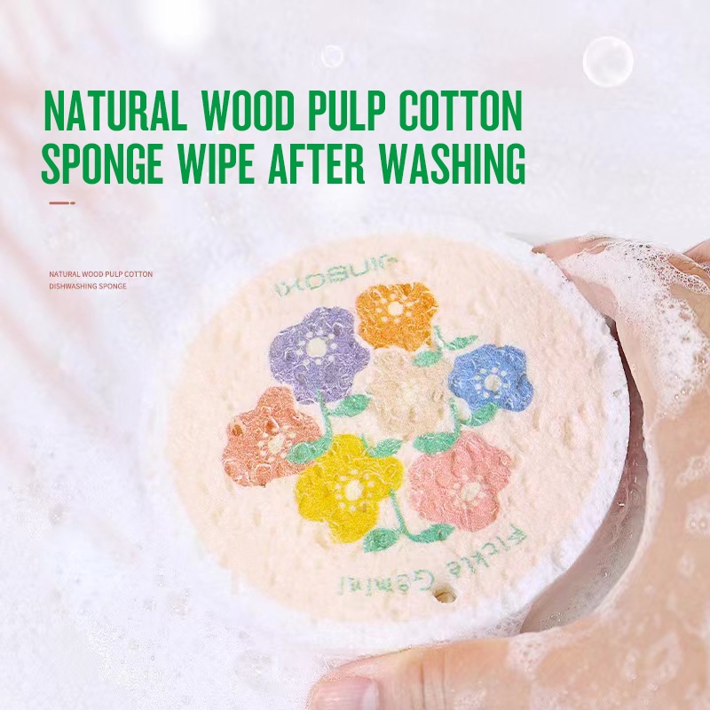 [Ready Stock] Kitchen Dishwashing Sponges Cloth Scouring Pad Cleaning ...