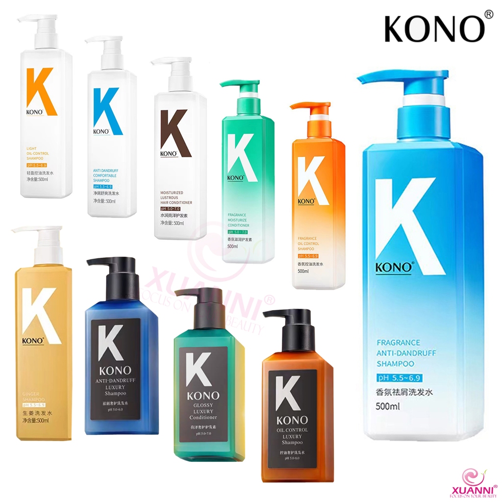 Original Authentic KONO Shampoo Oil Control Fluffy Anti-dandruff Men and Women Clean Itching ...