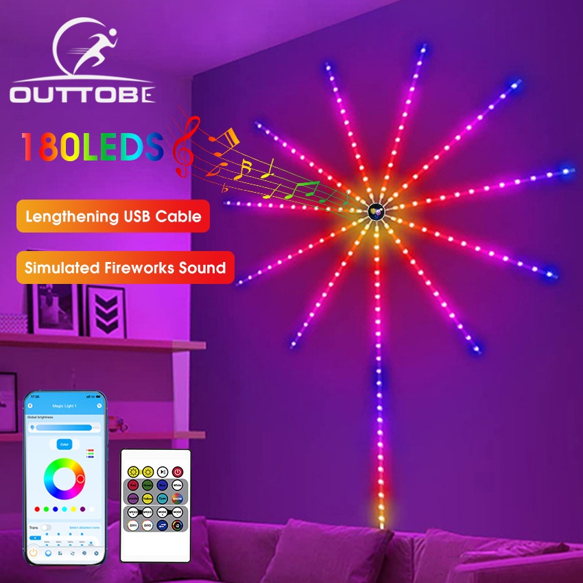 Outtobe LED Strip Lights Dream Color Lamp Christmas Lights 5050 RGB ...