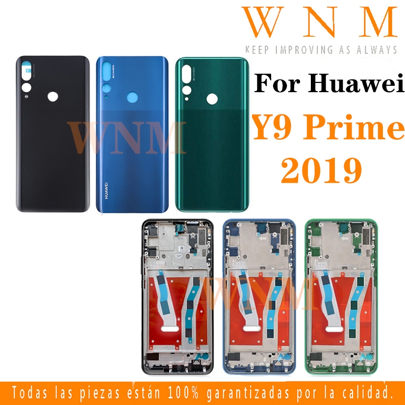 For Huawei Y9 Prime 2019 STK-L21 STK-L22 STK-LX3 Front Frame Bezel Back ...