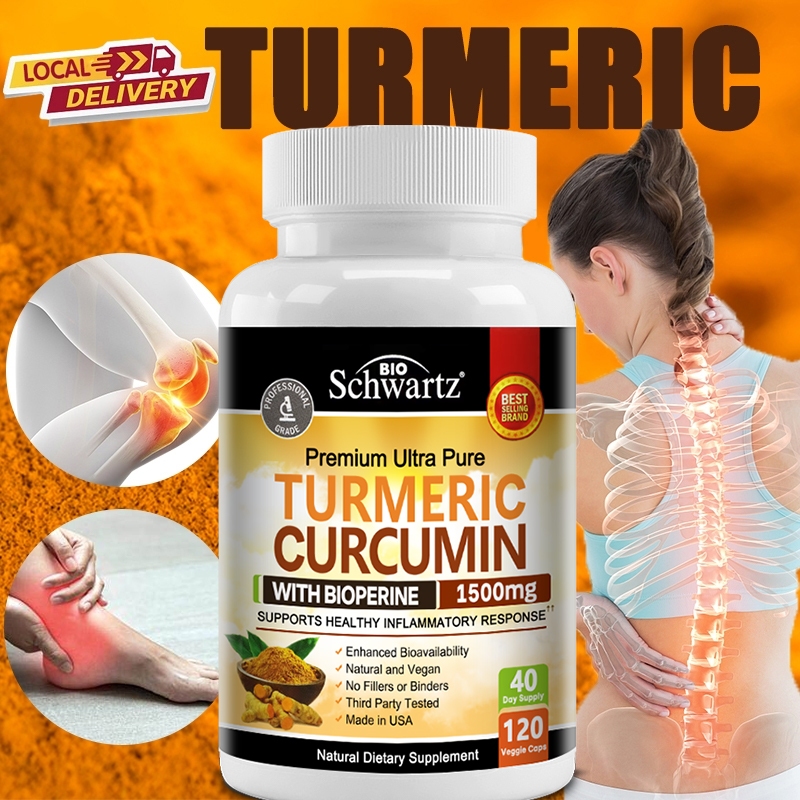 Organic Turmeric Capsules Highest Potency Curcumin Made with Pure ...