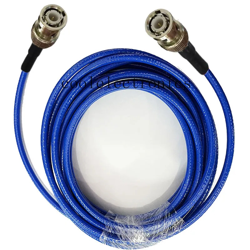 1pc BNC Male Plug to BNC Male Blue Soft RG142 RF Crimp Coax Pigtail ...