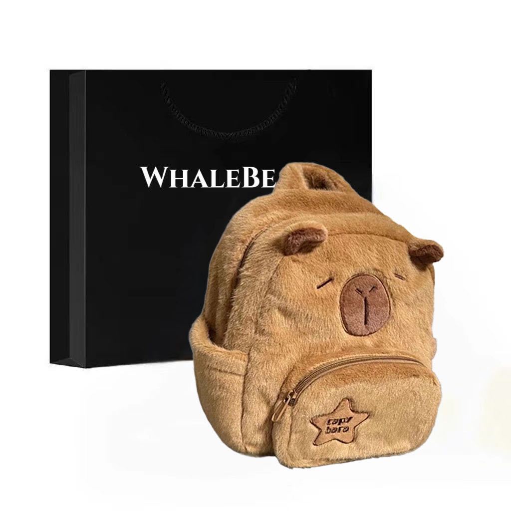 Hot-selling Capybara Plush Backpack Female New Style Schoolbag Large ...