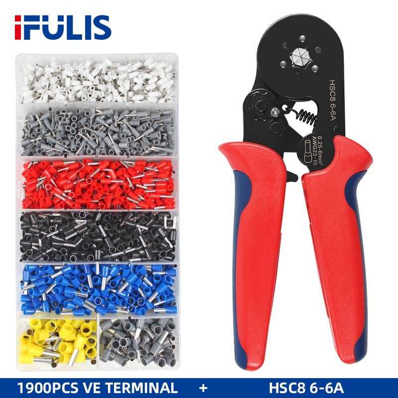 Tubular Terminal Crimping Pliers HSC8 16-4S/16-6S 16mm² HSC8 6-4 10mm² ...